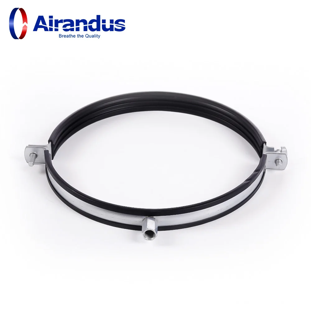 Galvanized Steel Spiral Duct Clamps - Reliable Suspension