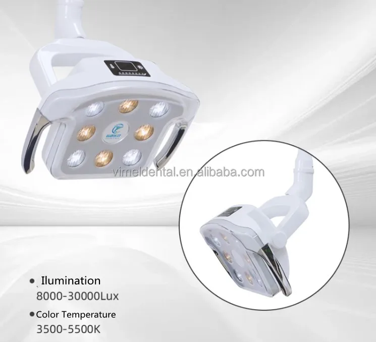 Dental Light 8 Cold Led Shadowless Aluminum Alloy 60,000lux ...