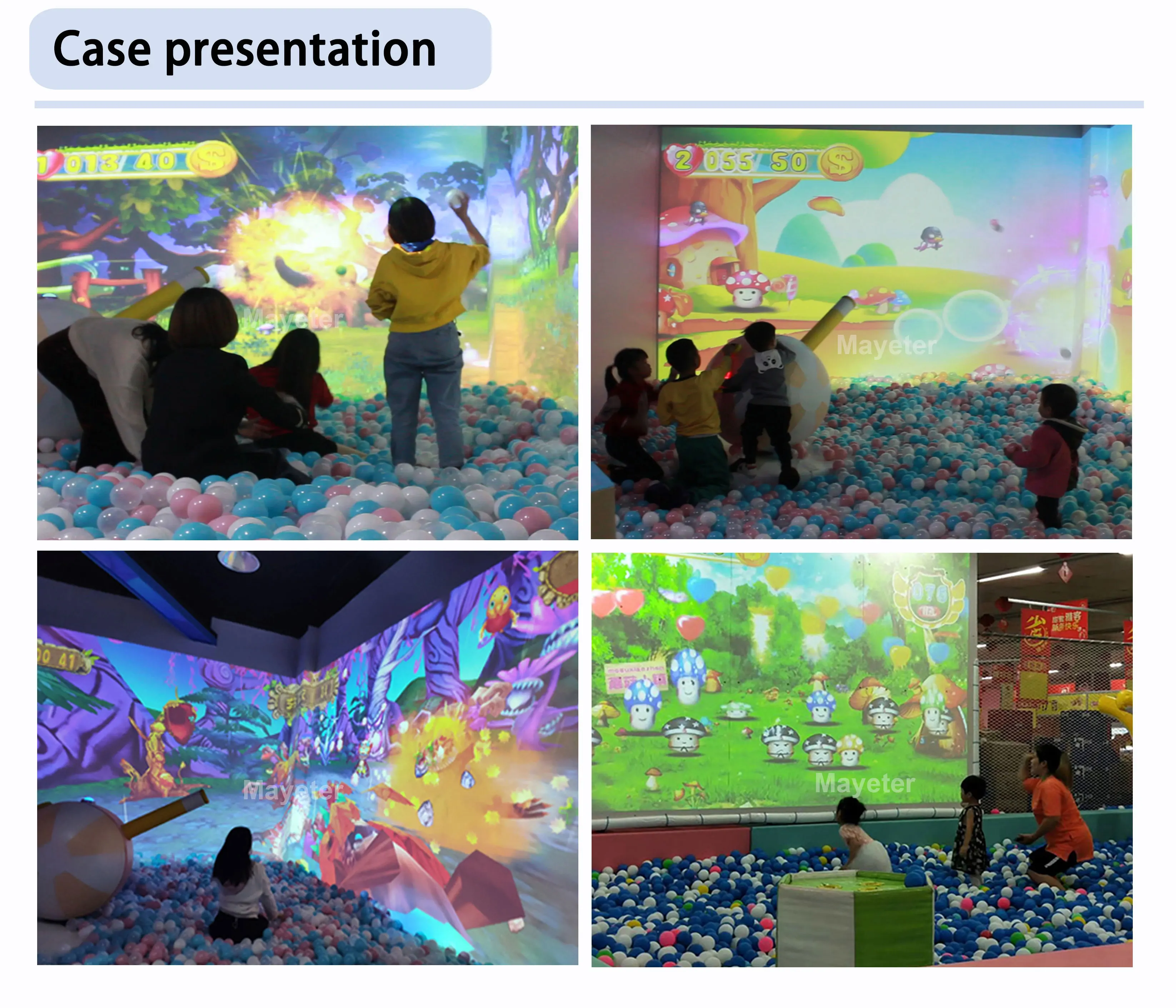 3D Virtual Reality Projector - Interactive Wall Games