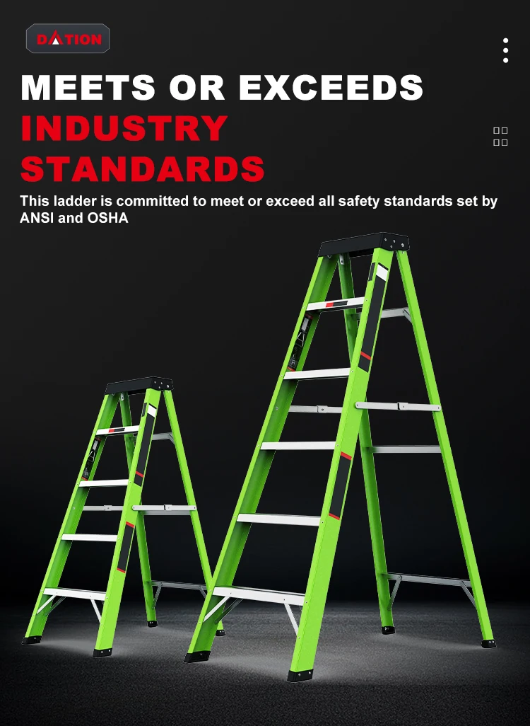 V-shape Ladder Fiberglass For House Lightweight 3 5 Step Ladder Non ...