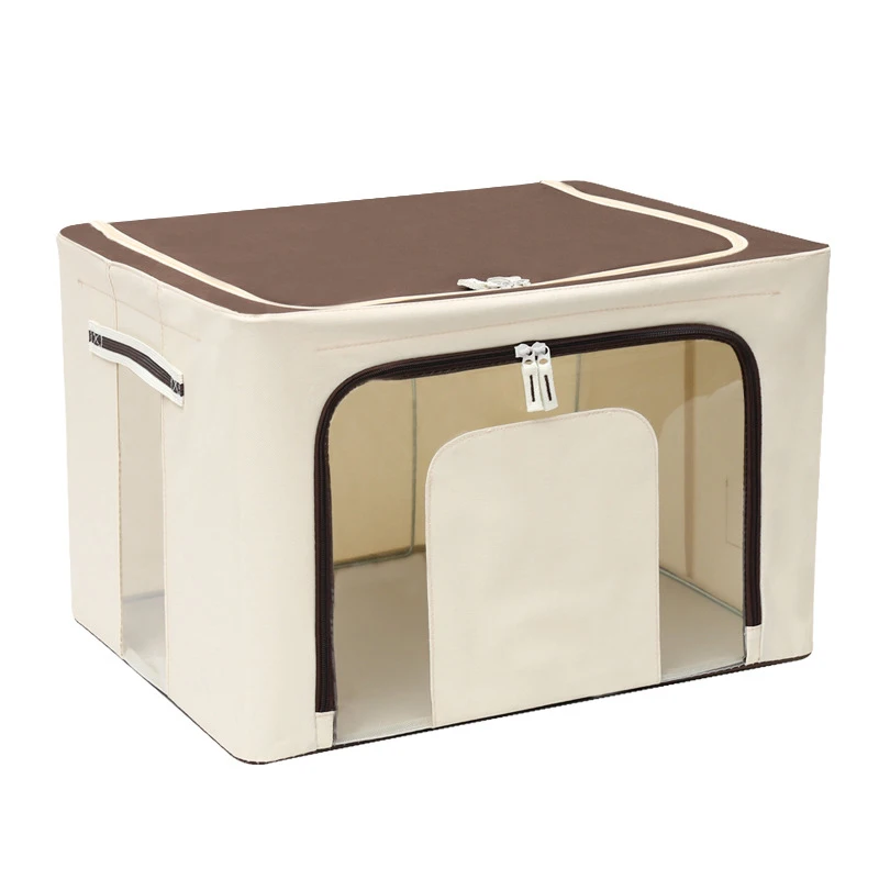 Modern 100L Steel Frame Storage Box Eco-Friendly Oxford Cloth Organizer ...