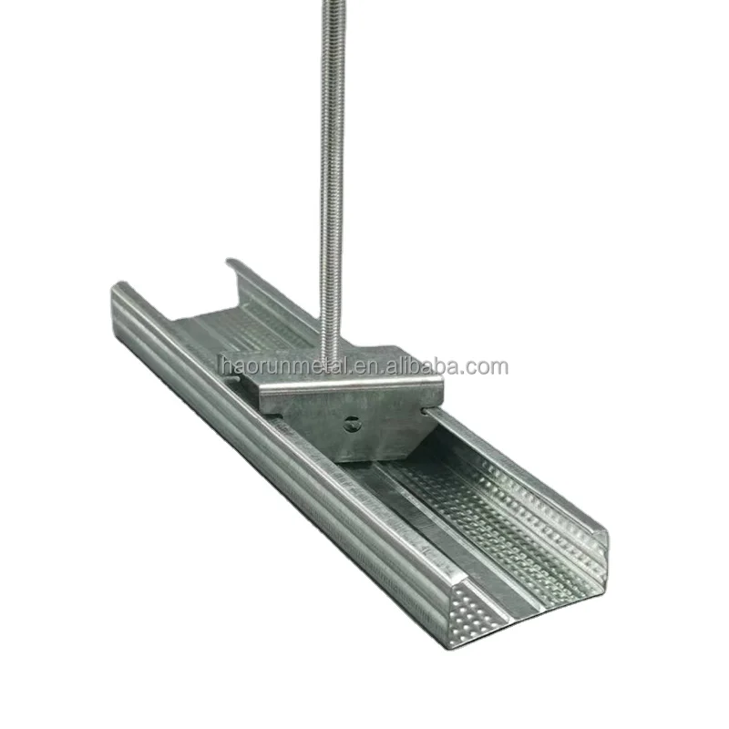 Ceiling eaves profile channel furring Fourrure F47 steel channel ...