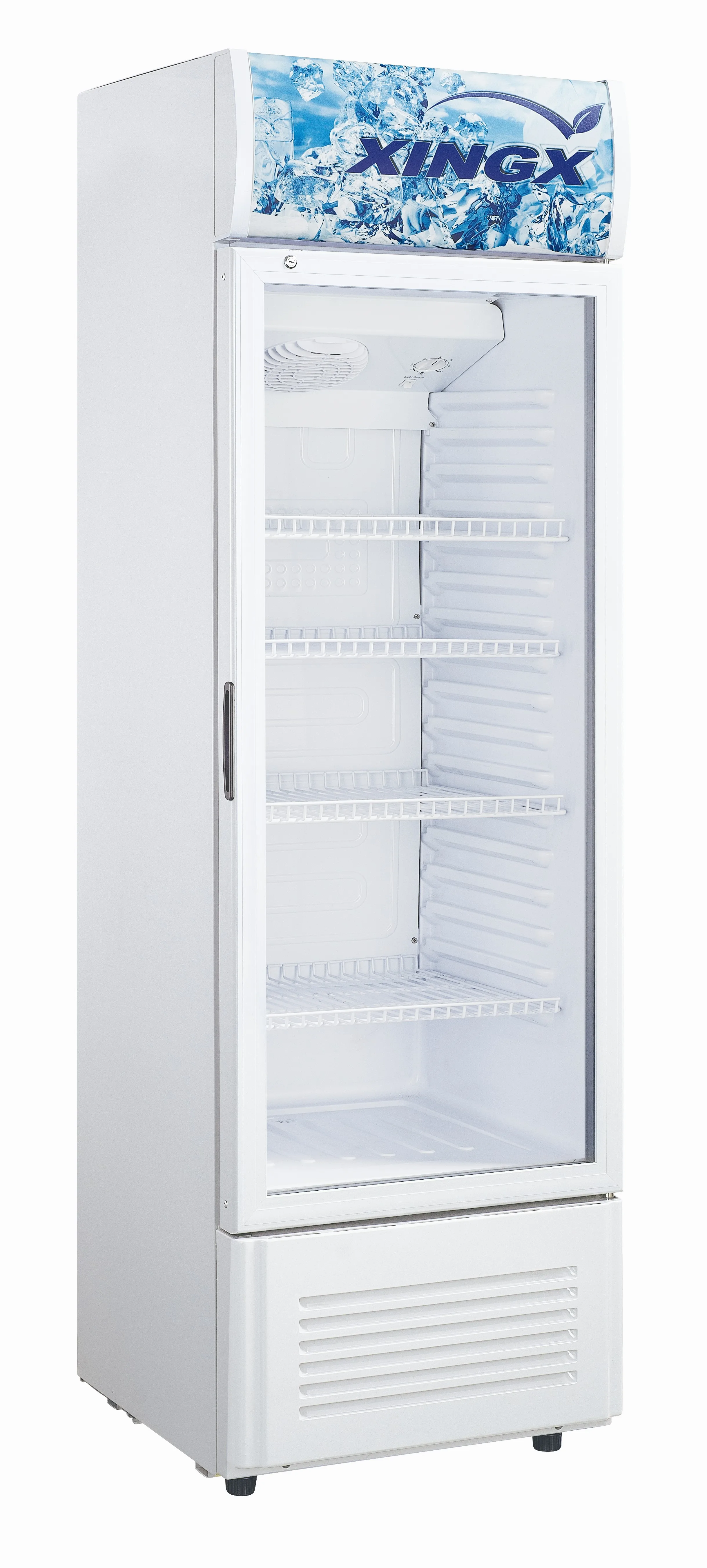 XLS-180FG Upright Glass Door Cooler Beverage Cooler Commercial Display ...
