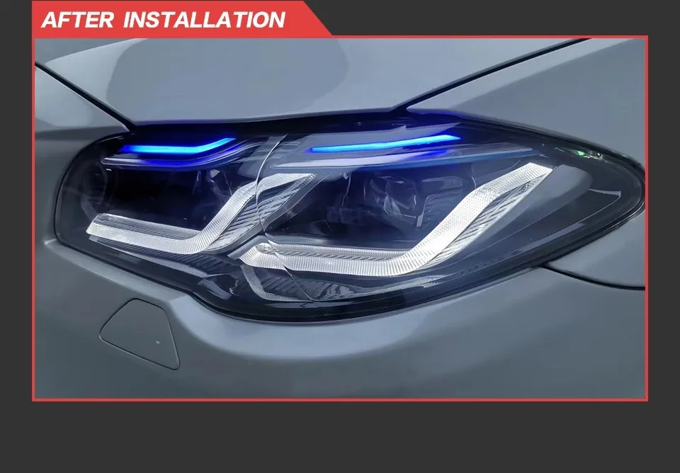 F10 Headlight Upgrade LED for BMW F10 F18 520i 525i 530i F11 2010-2017 ...