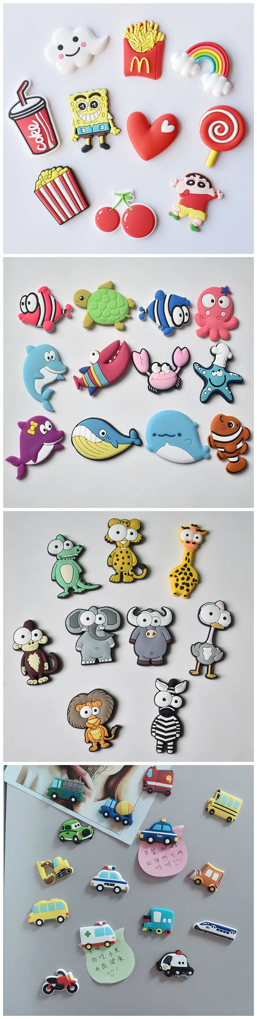 Cheap Design Refrigerator Magnet Cute Character Rubber Fridge Magnets ...