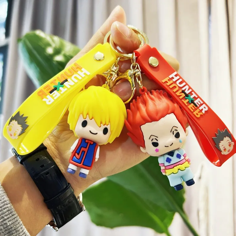 Character Freecss Killua Zoldyck Anime Hunter X Hunter Rubber Keychain ...