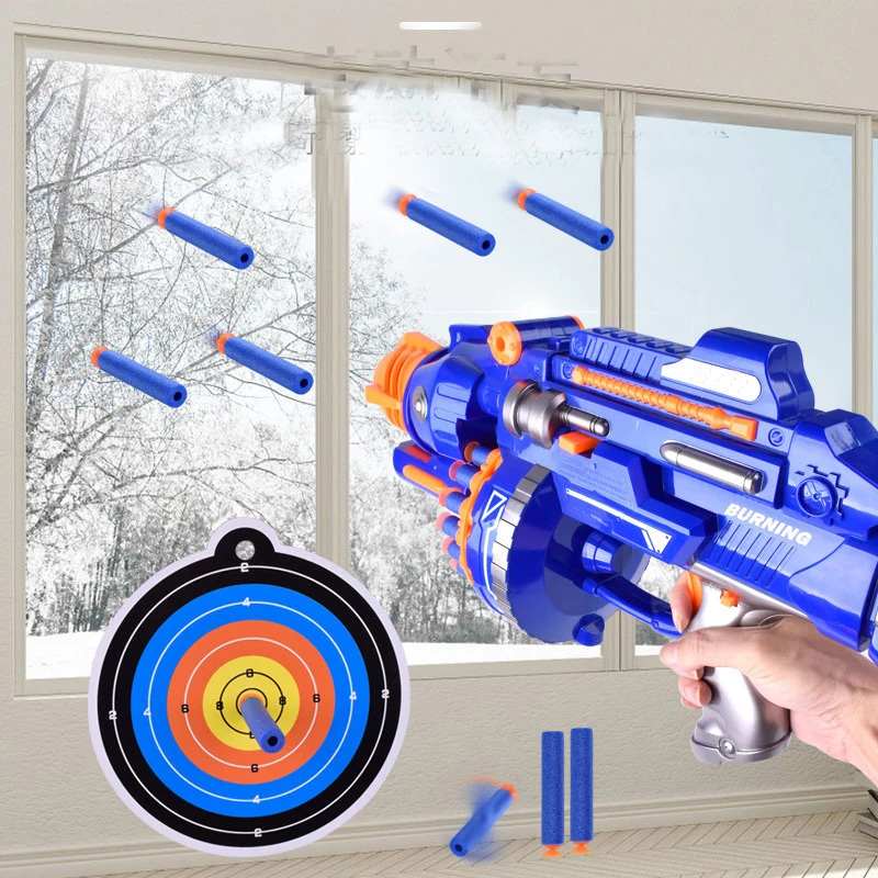 Hot Sale Electric EVA Soft Bullet Gun Shooting Game Set