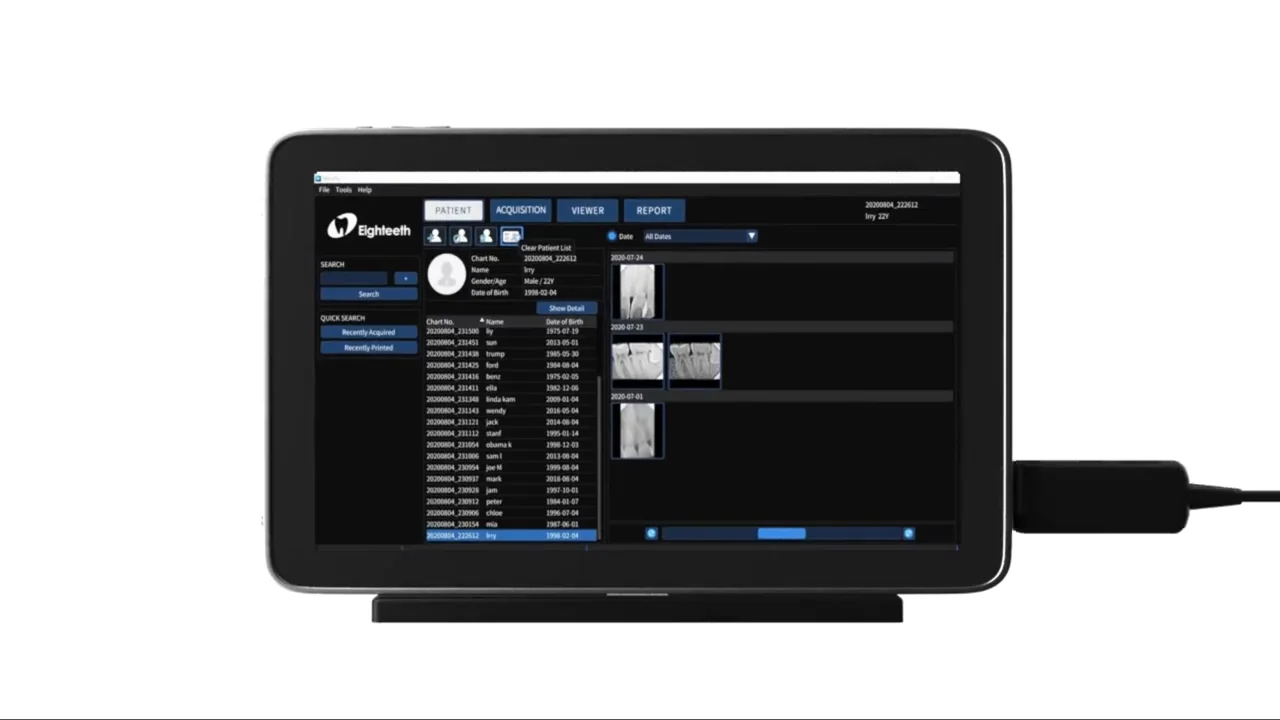 Eighteeth Nanopix1 Intraoral X-ray Sensor Digital Portable Low Cost 3s ...