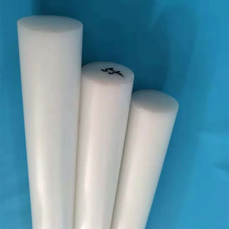 White PA6 Nylon Bar Engineering Plastic Rod Polyamide Nylon Sticks ...