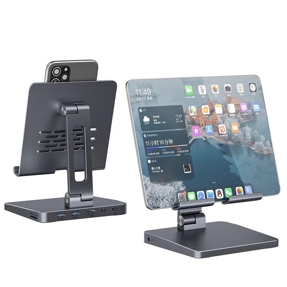 Factory Price Usb Hub Docking Station Notebook Metal Invisible ...