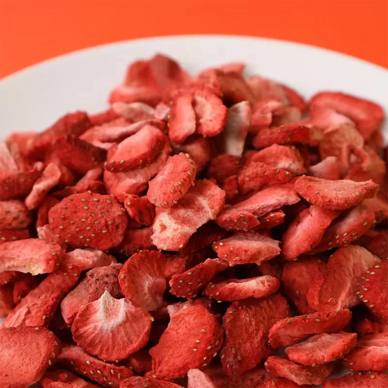 Wholesale 1kg Freeze-dried Strawberries Sweet Frozen Strawberry Slices ...