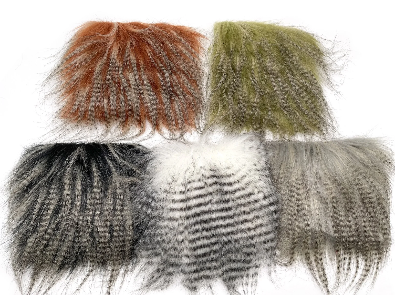 Polar Fiber Pre-Cut Fur for Fishing Lure Grizzly Artificial Bird ...