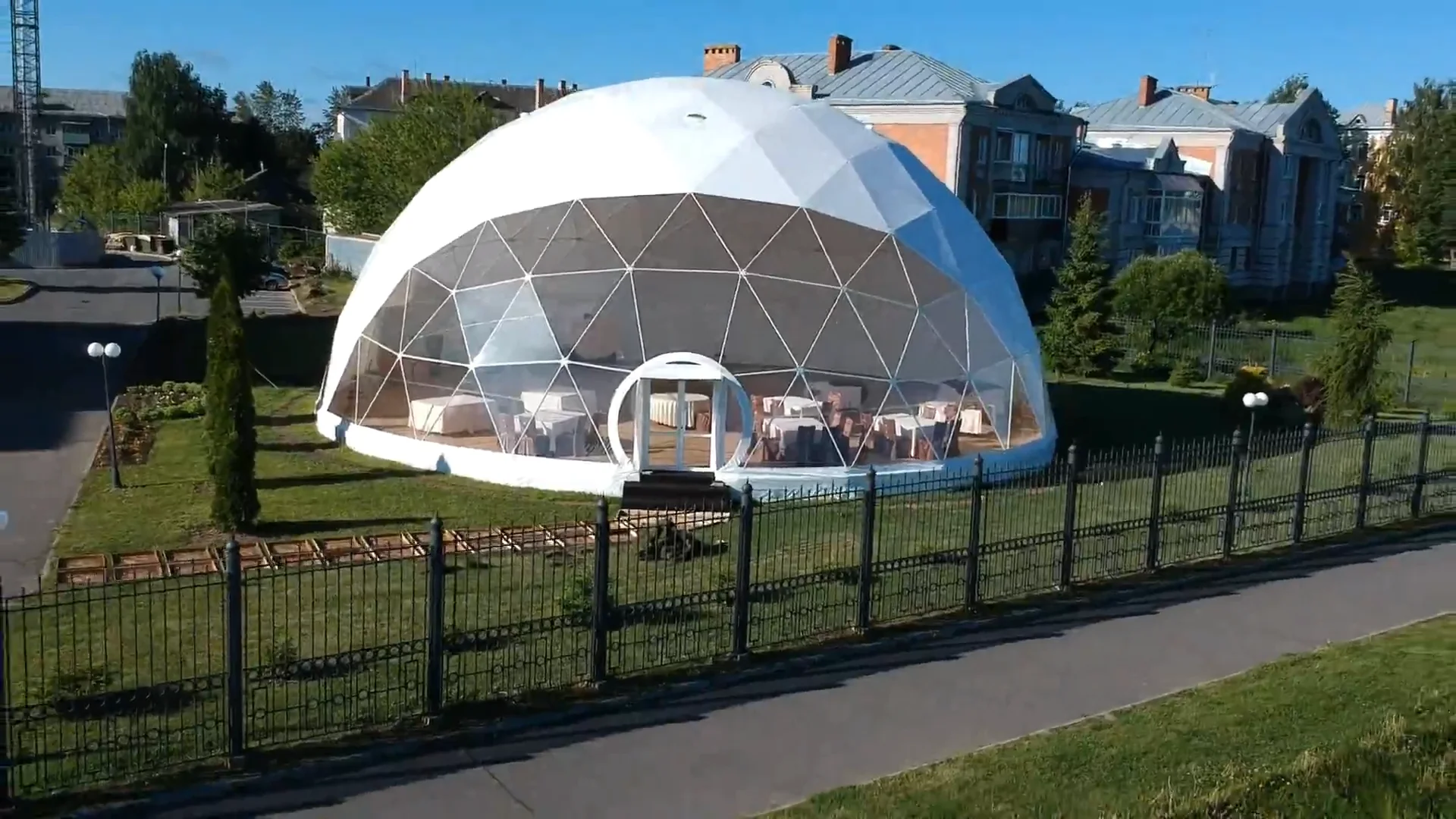 20m Diameter Steel Geodesic Dome Geo Party Large Event Tents For Sale ...
