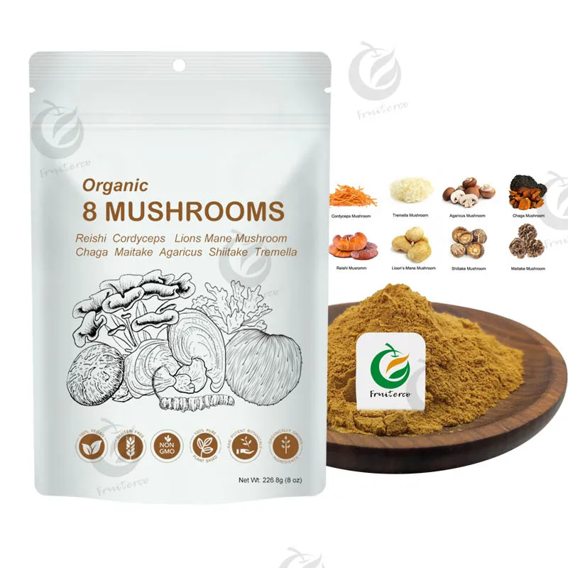 Organic Mushroom Extract Powder - Health & Wellness Blend