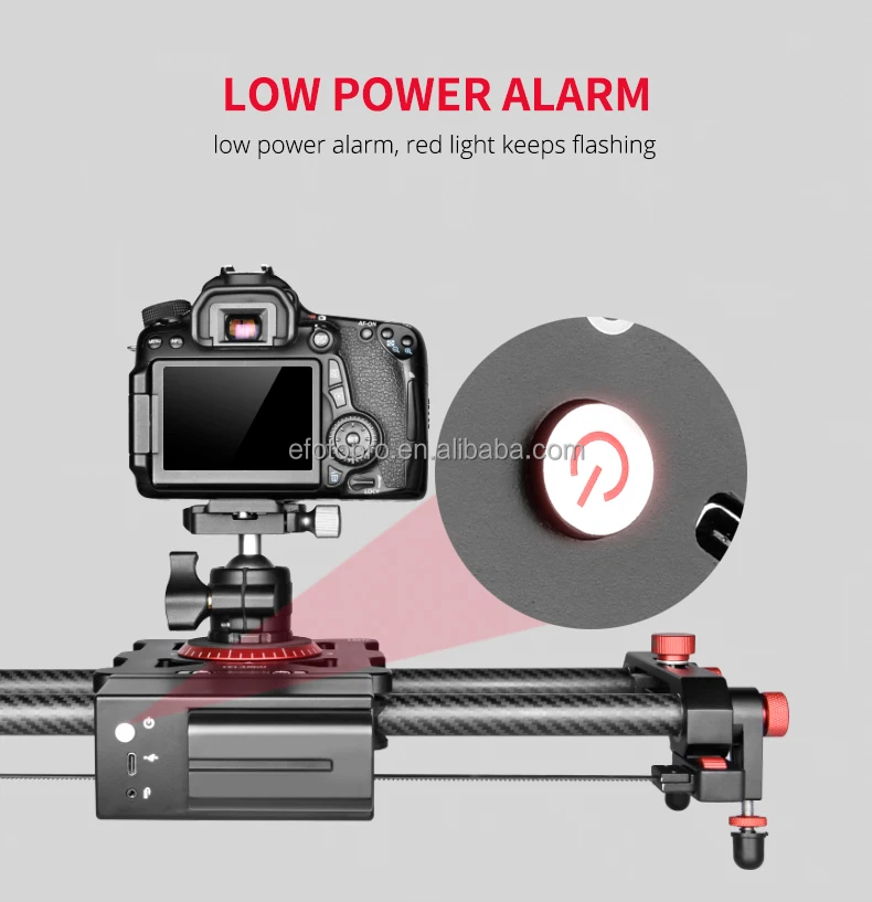 Carbon Fiber 60 Cm Electric Slider Dslr Camera Slider Shooting ...