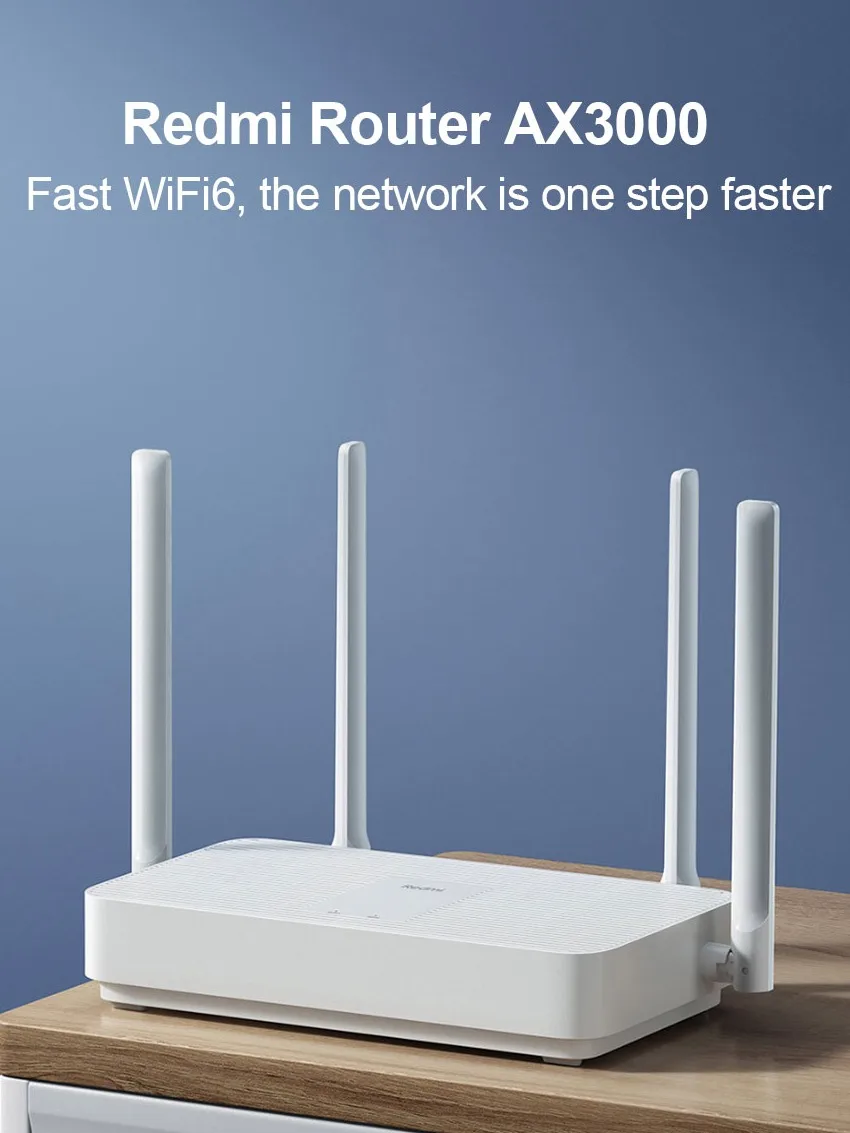 Xiaomi Redmi Router Ax3000 Wifi 6 Mesh Wifi Gigabit 2.4g/5.0ghz Dual ...