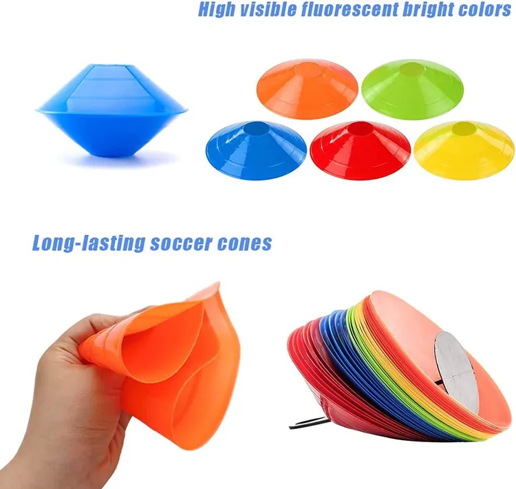 Wholesale Soccer Cones (set Of 50) - Agility Soccer Cones With Carry Bag And Holder For Sports ...