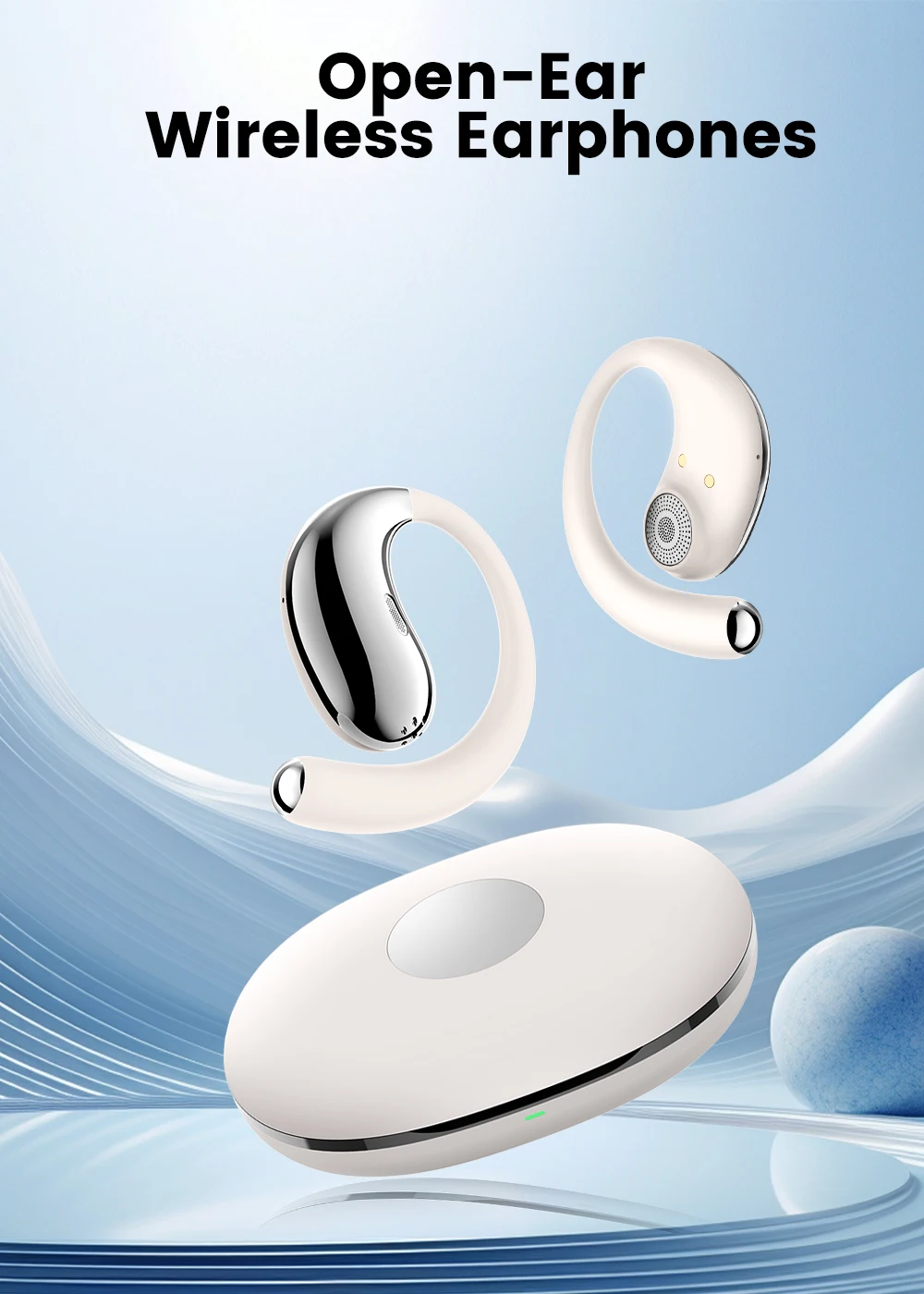 OWS Air Conduction Sound - Open Wearing Ear-Hook TWS Earbuds