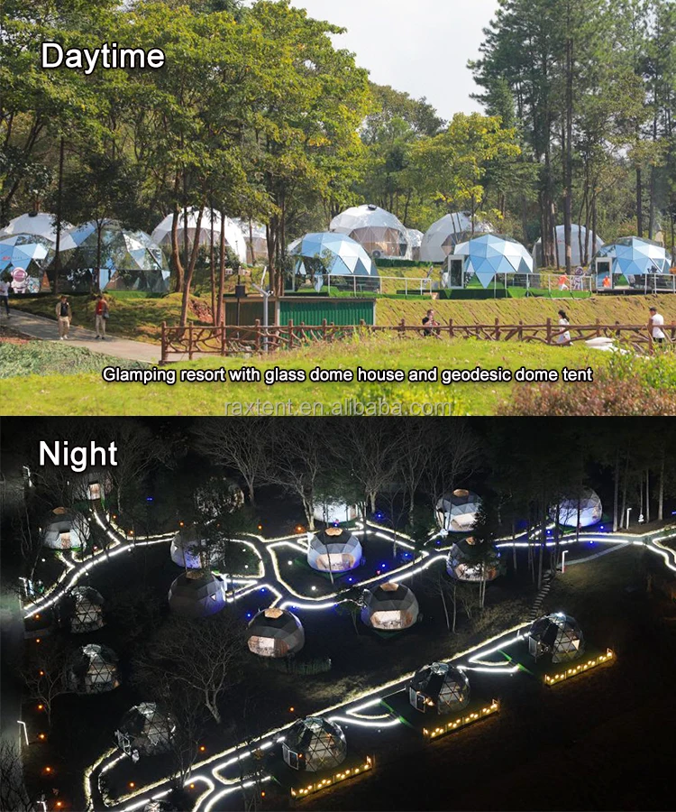 Modern Geodesic Mirror Glass Dome Tent Igloo Theme Camping Hotel with ...