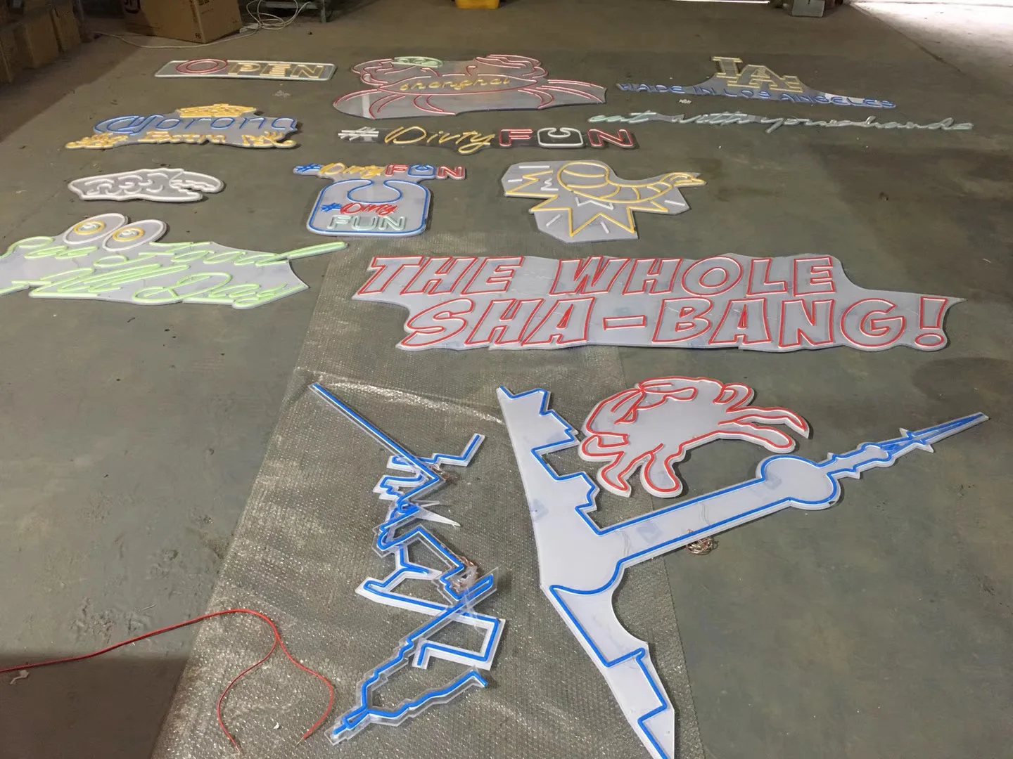 The Cool Neon Sign Is Made By A Professional Neon Production Machine ...