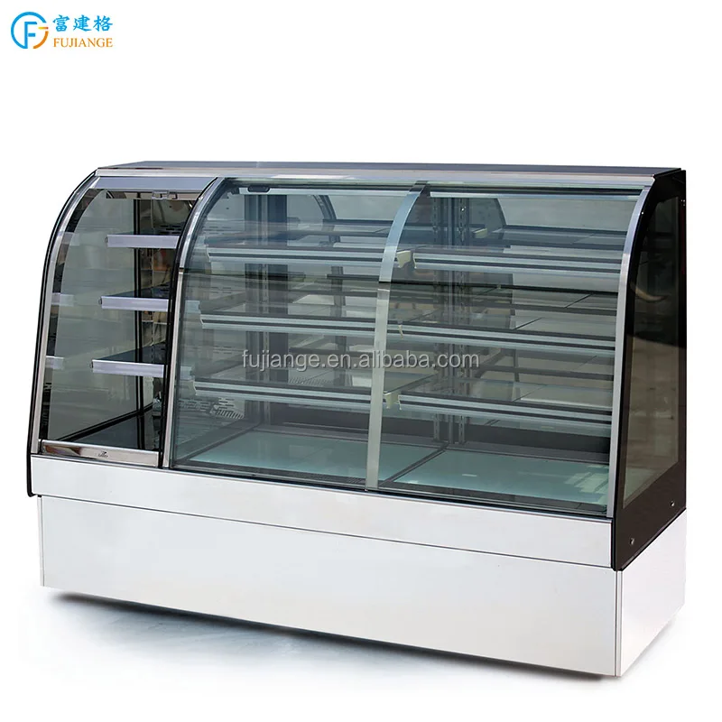 Vertical Cake Showcase Refrigerator With Glass Door Anti-fog High ...