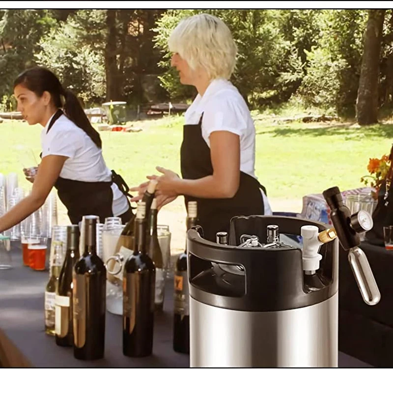 5 Gallon Cornelius Style Beer Keg - Full, New, and Sustainable