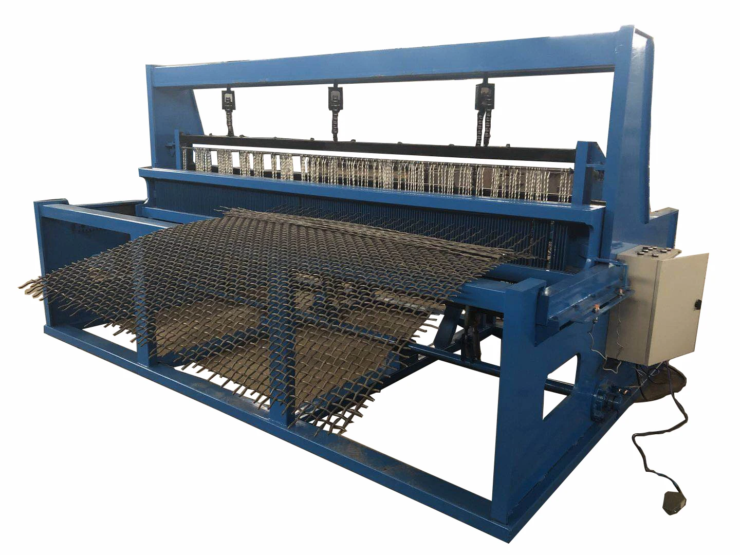Full Automatic Crimped Wire Mesh Making Machine for Vibrating Screen ...