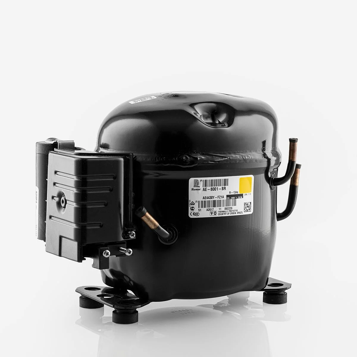 制冷往复式压缩机1hp 2hp 3hp 4hp R134a Ae4430y 1ph 220v-240v 50hz负15度至15度 - Buy ...