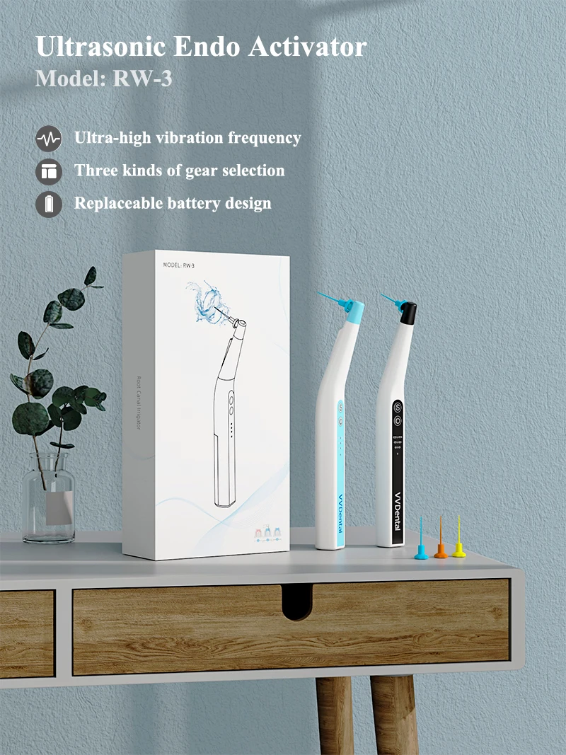 Gingival Irrigation Syringe Root Canal Endo Sonic Activator With Led ...