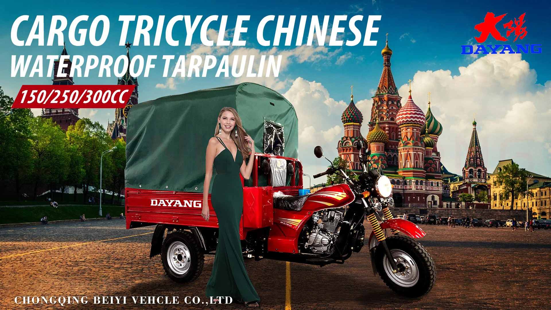 DAYANG 150cc 250cc 300cc Cargo Tricycle Cargo Trike Motorcycle for Farm ...