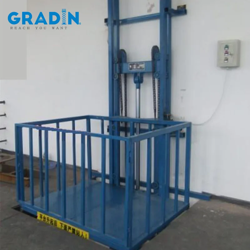 Warehouse Vertical Conveyor Cargo Lifting Vertical Lift Small Elevator ...