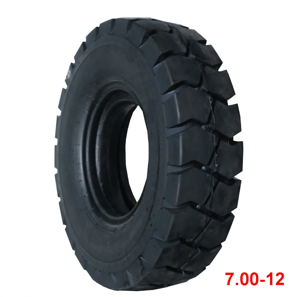 Forklift Industrial Forklift Tires 7.00-12 Tires Durable Wear-resistant ...