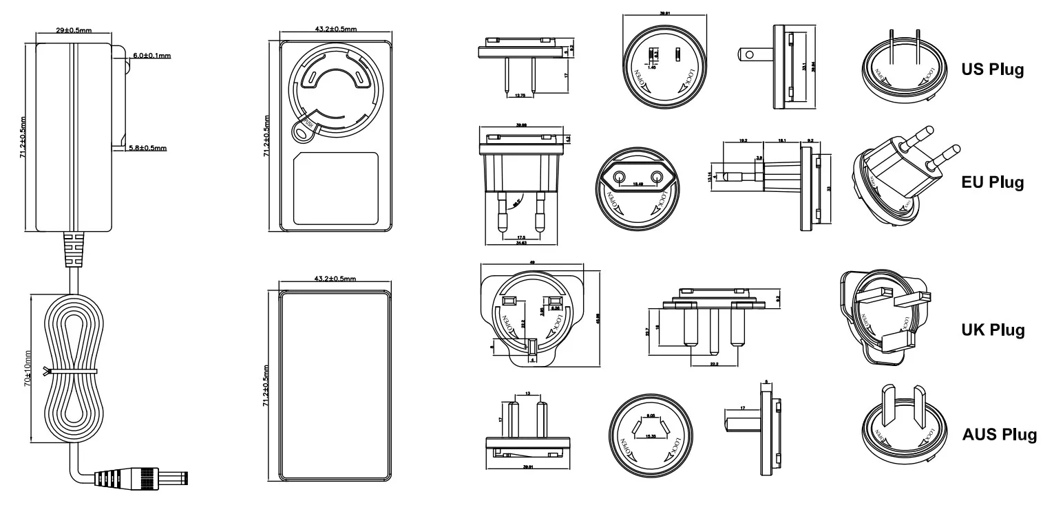 12V 2A SLA Charger Battery Current Back-flow protection Reverse Polarity protection 12V 10Ah ...