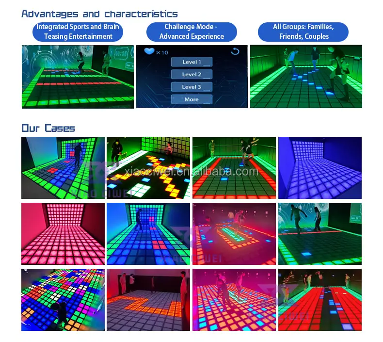 Super Grid - Interactive LED Dance Floor Game by XCW