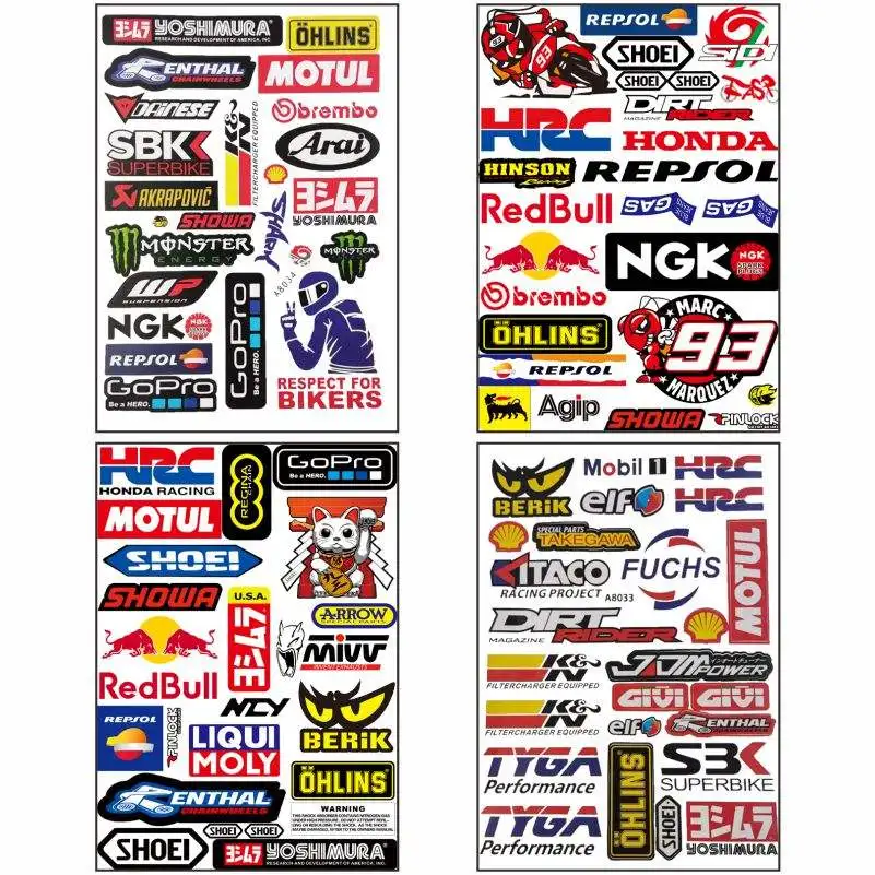 Autocollants Pour Motos Motorcycle Body Motocross Graphics Decals ...