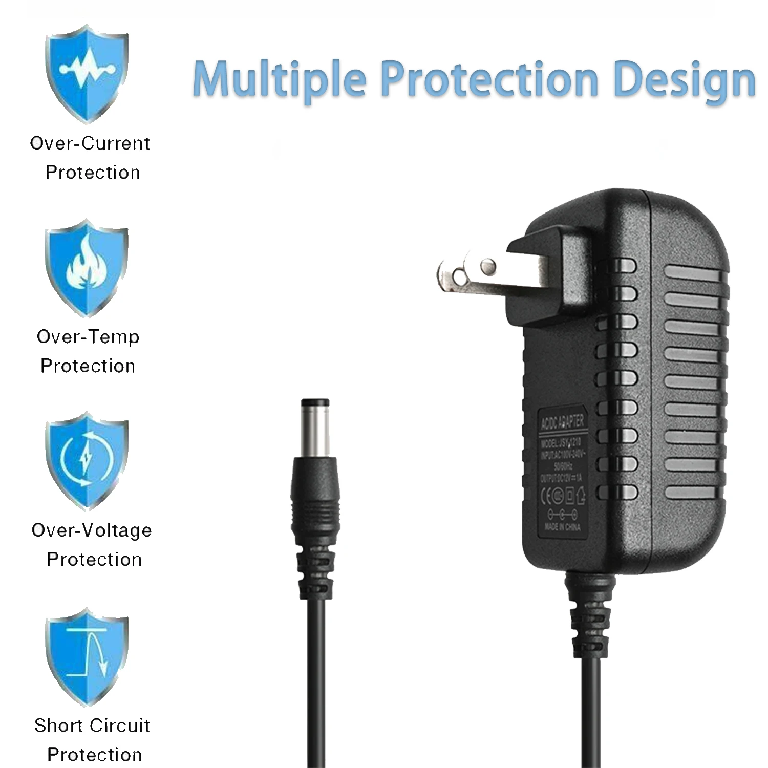 9V 1A Switching Power Adapter - 10W Efficiency & Reliability