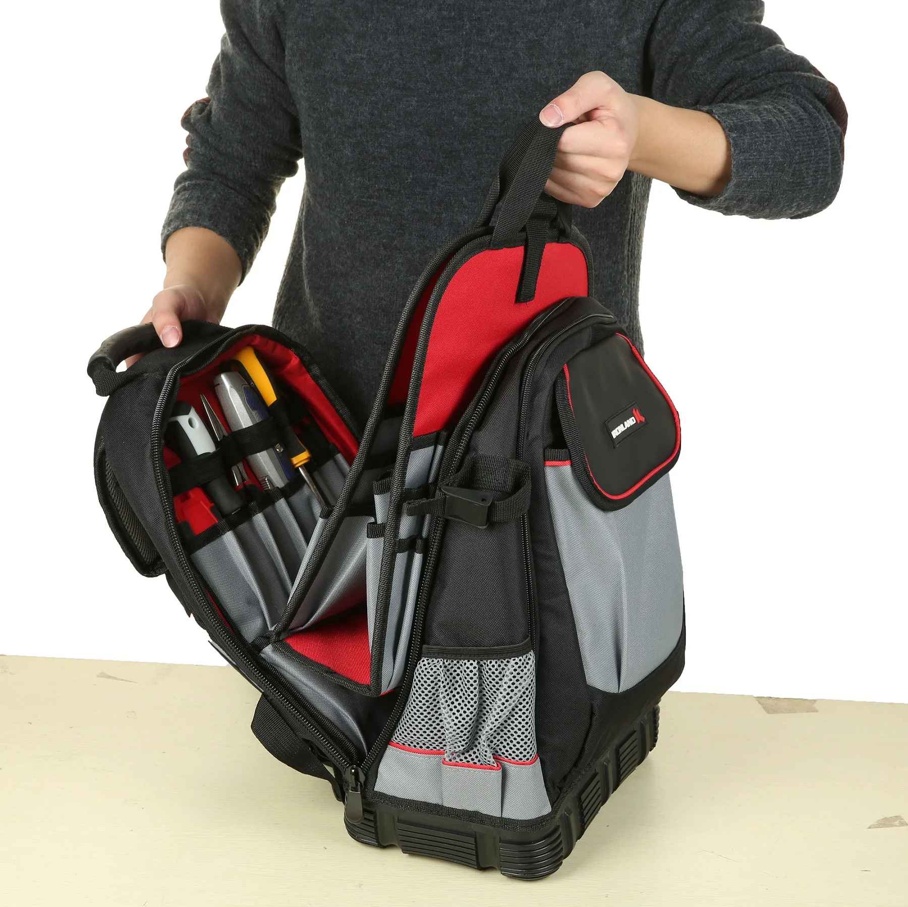 Wholesale Customized Portable Polyester Backpack Tool Bag For Tools ...