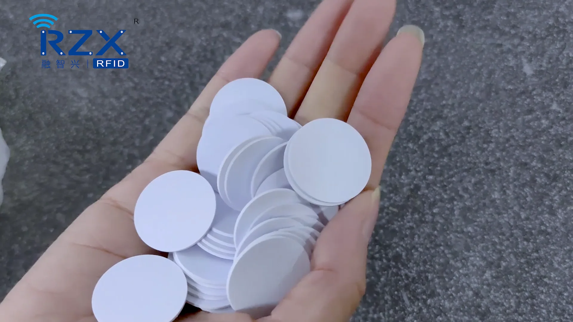 Rfid Nfc Pvc/abs Material Round Card Custom Printable Dia 18/20/25/30mm ...