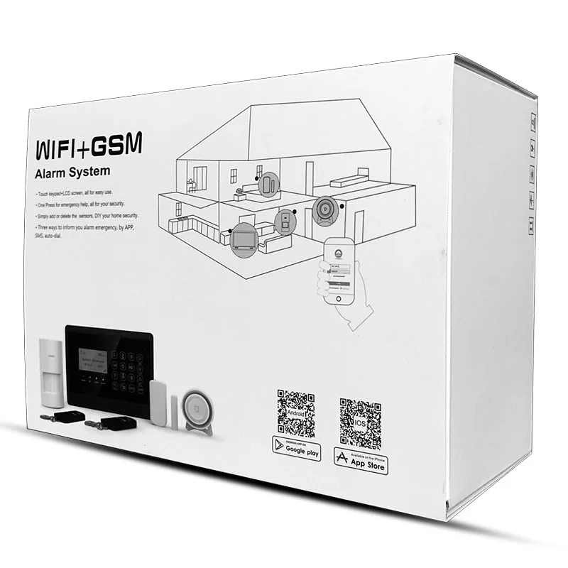 4g Alarm Gsm Gprs Smart Home Ip Alarm Security Intruder System ...