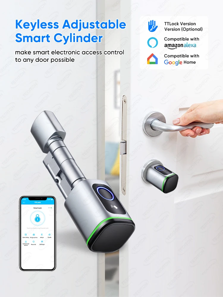 Tediton Smart Door Lock - Secure Your Home Efficiently