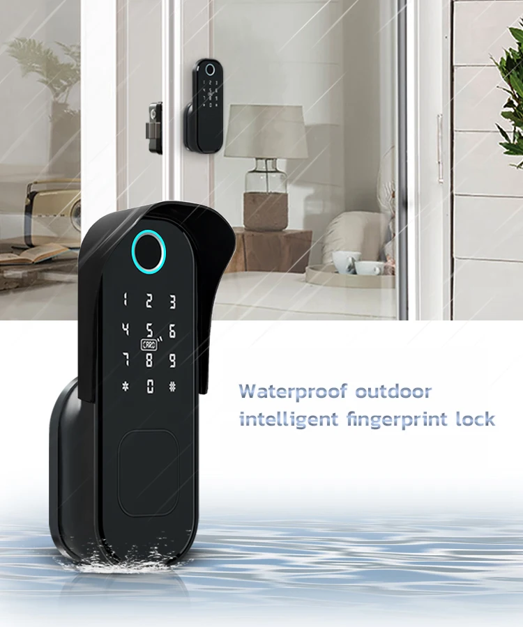 Kadonio Wifi Smart Home Electronic Keyless Keypad Deadbolt Door Rim ...