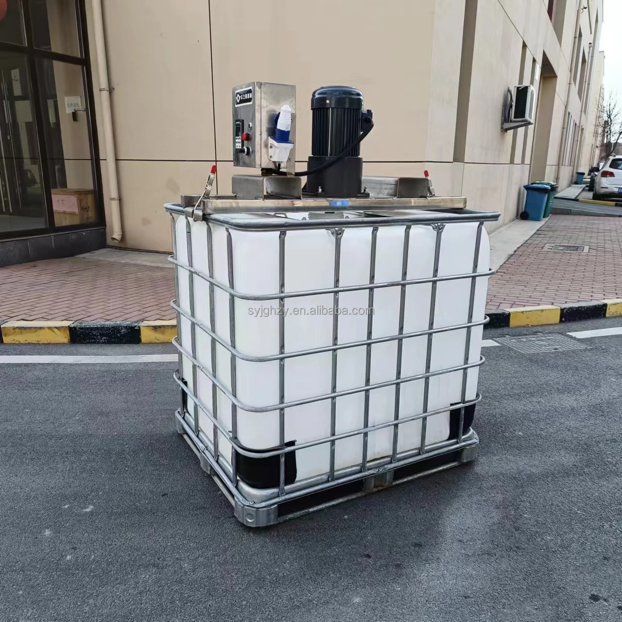 Stainless Steel Ibc Lifting Agitator Horizontal Fixed Agitator Electric ...