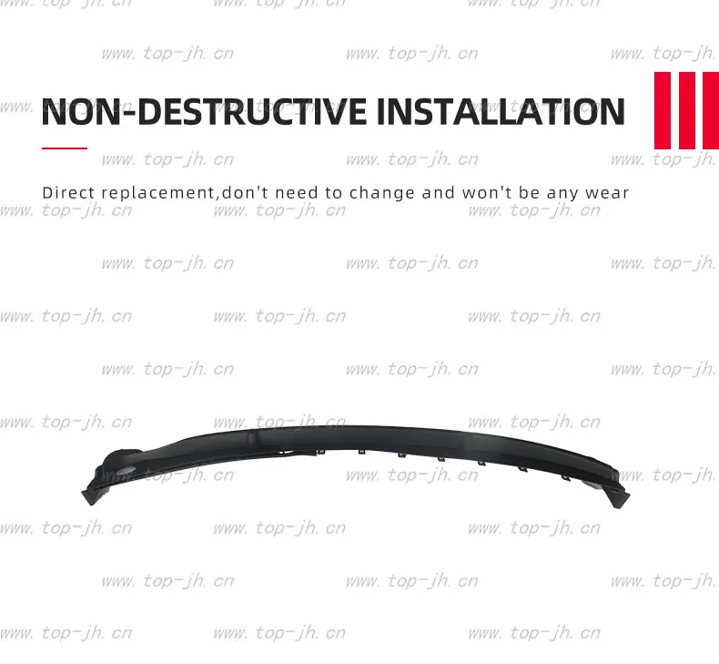 Carval Jh Body Parts Auto Lamps Front Bumper Lower Spoiler For Pegas ...