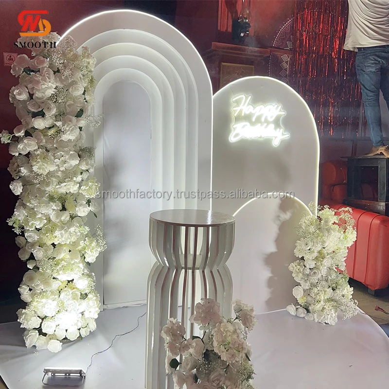 Alibaba.com: SMOOTH 2025 Acrylic Arch Backdrop Panel with Glowing Light ...