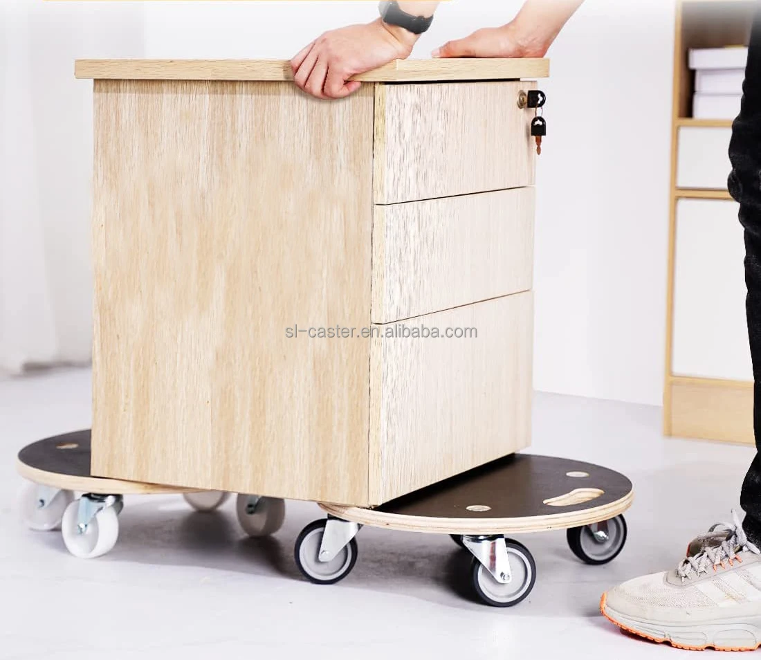551lbs Wood Transportation Platform Dolly - Versatile & Durable