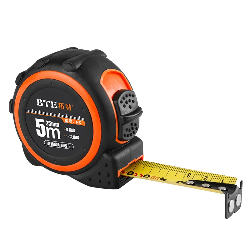 Rubber 3m 5m 7.5m 8m 10m Tape Measure Metric And Inches Tape Custom Logo Tape Measures Stainless ...