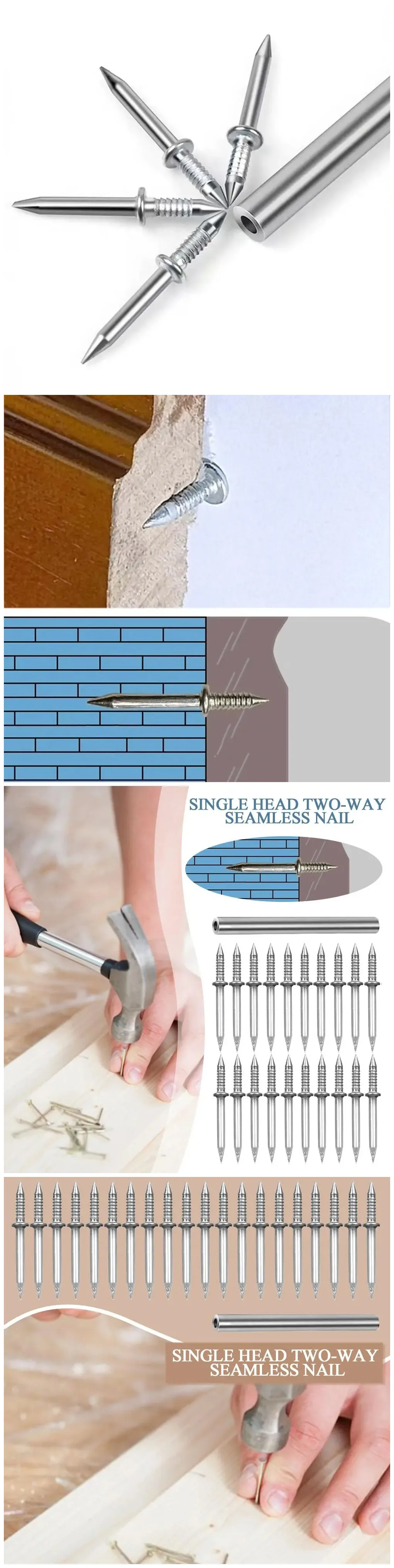 Carbon Steel Steel Nails for Seamless Baseboard Installation High ...