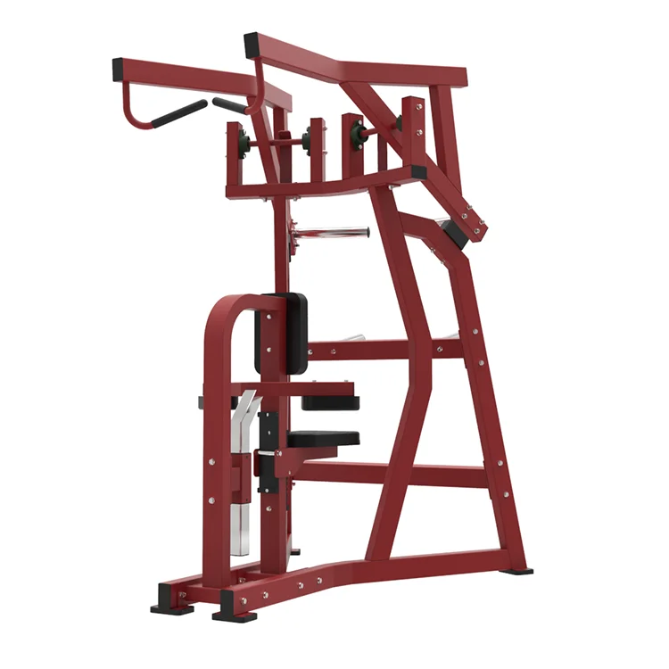 Plate loaded exercise machine Seated Chest Back ISO Lateral High Row ...