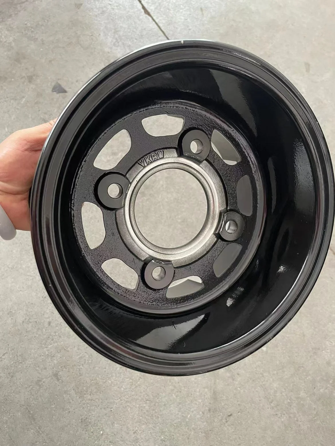 Aluminum Alloy Hub 8 Inch 110MM Hole Bolt Wheel Rim New Condition GO ...