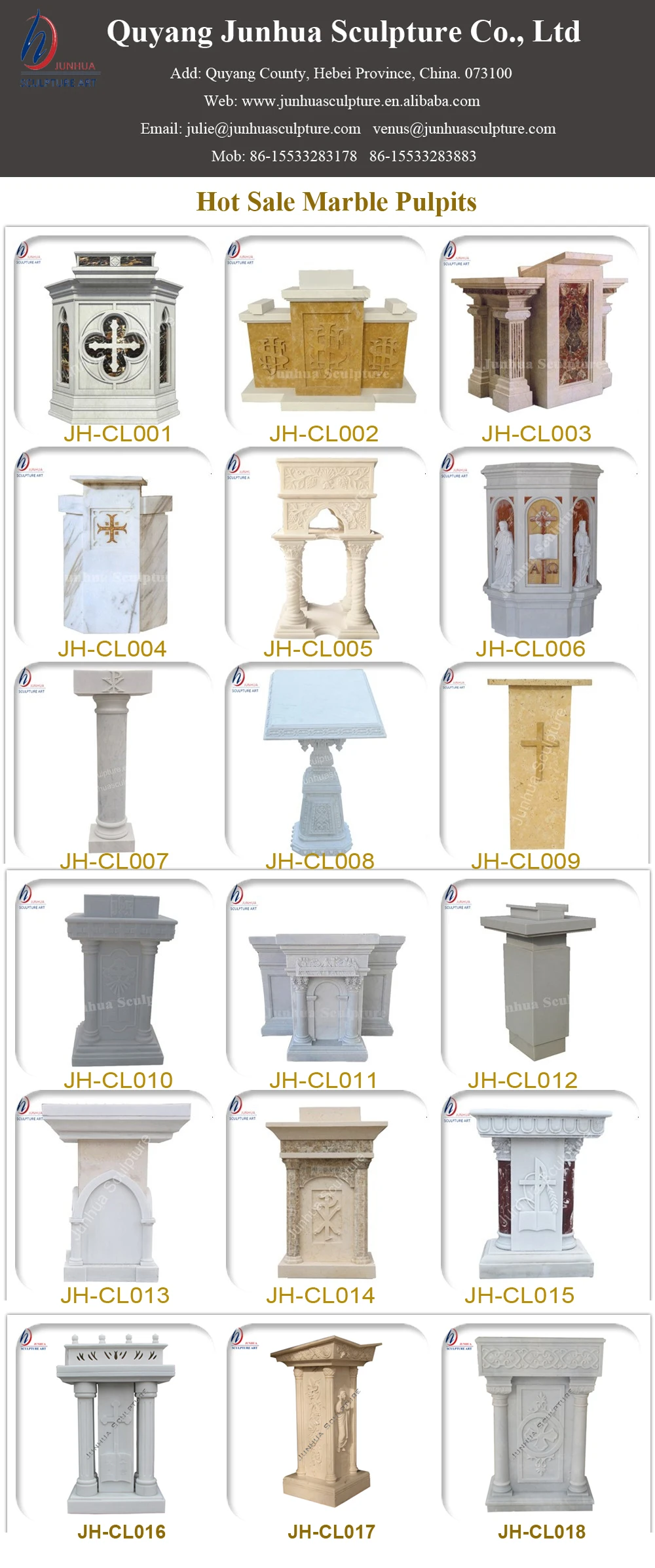 Marble Church Lecterns - High Quality & Durable Pulpits